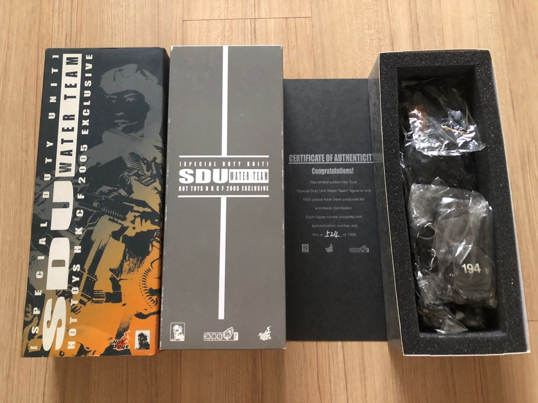Hot Toys HKCF 2005 EXCLUSIVE SPECIAL DUTY UNIT (SDU) WATER TEAM ...