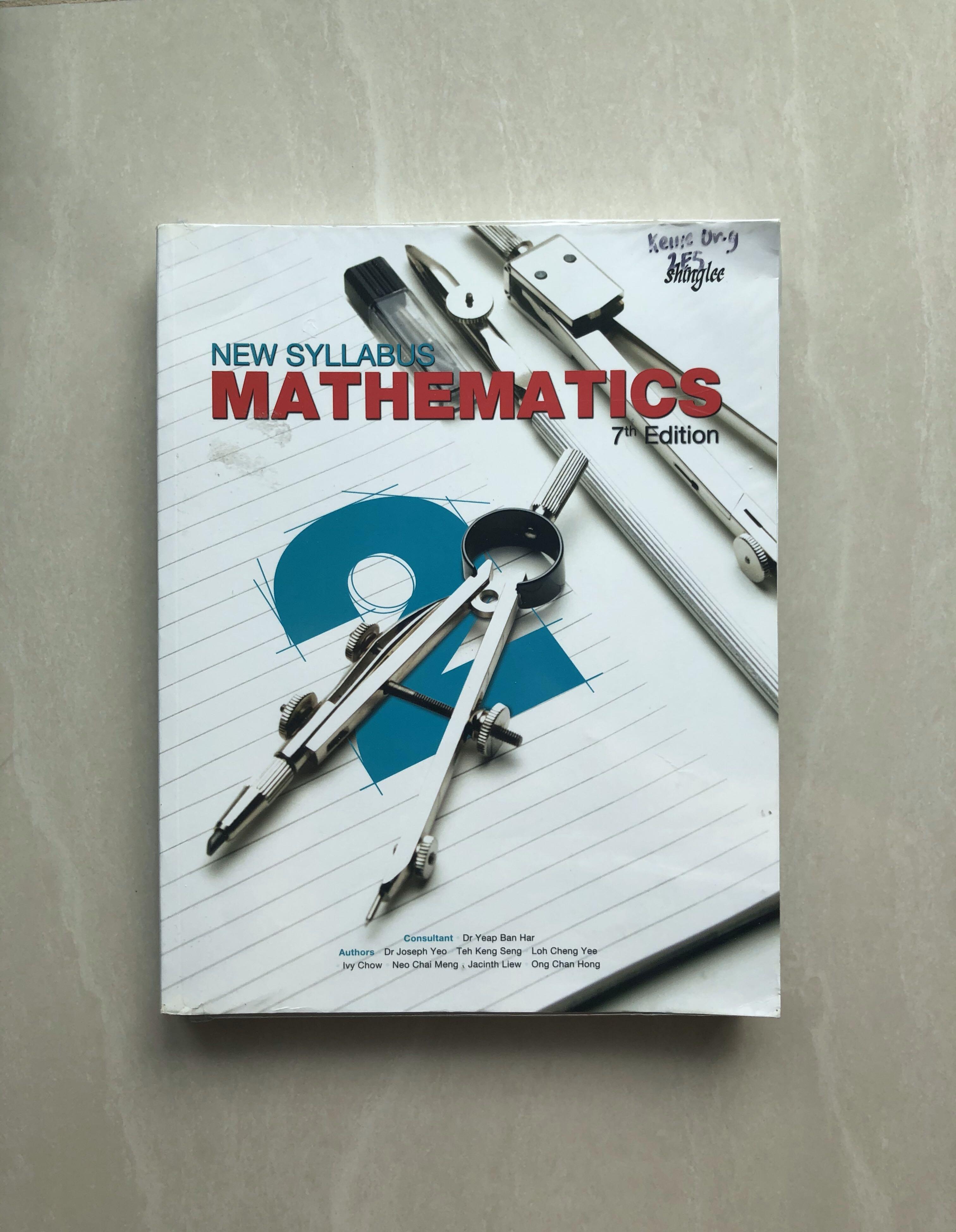 Secondary 2 Mathematics textbook, Hobbies & Toys, Books & Magazines ...