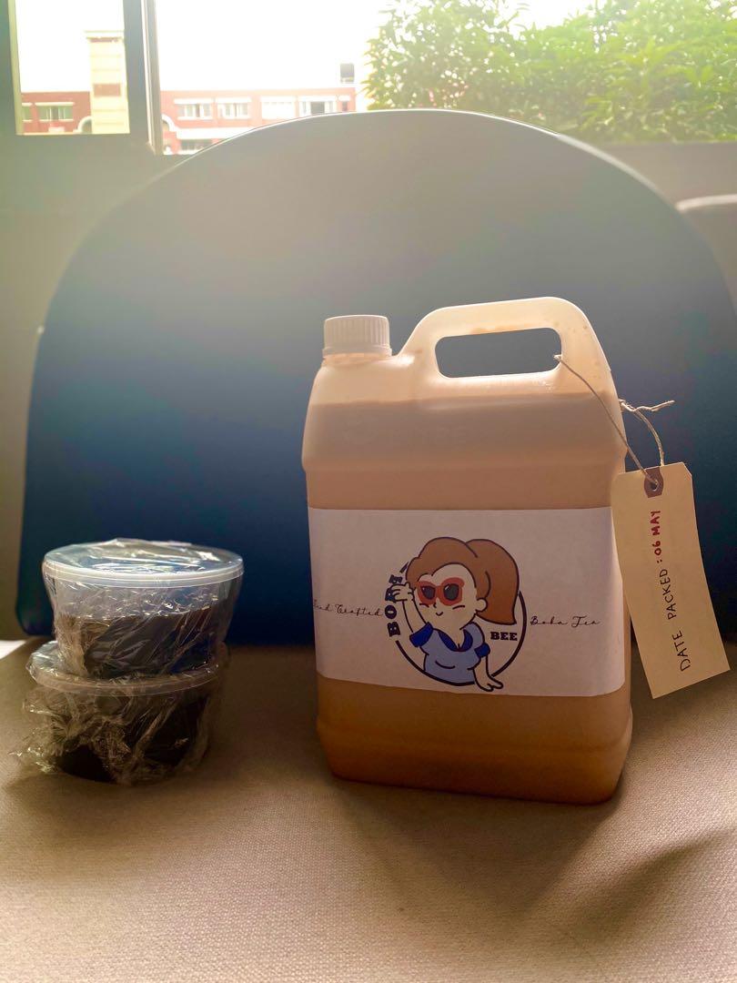 Stay home Bubble tea family size, Food & Drinks, Beverages on Carousell