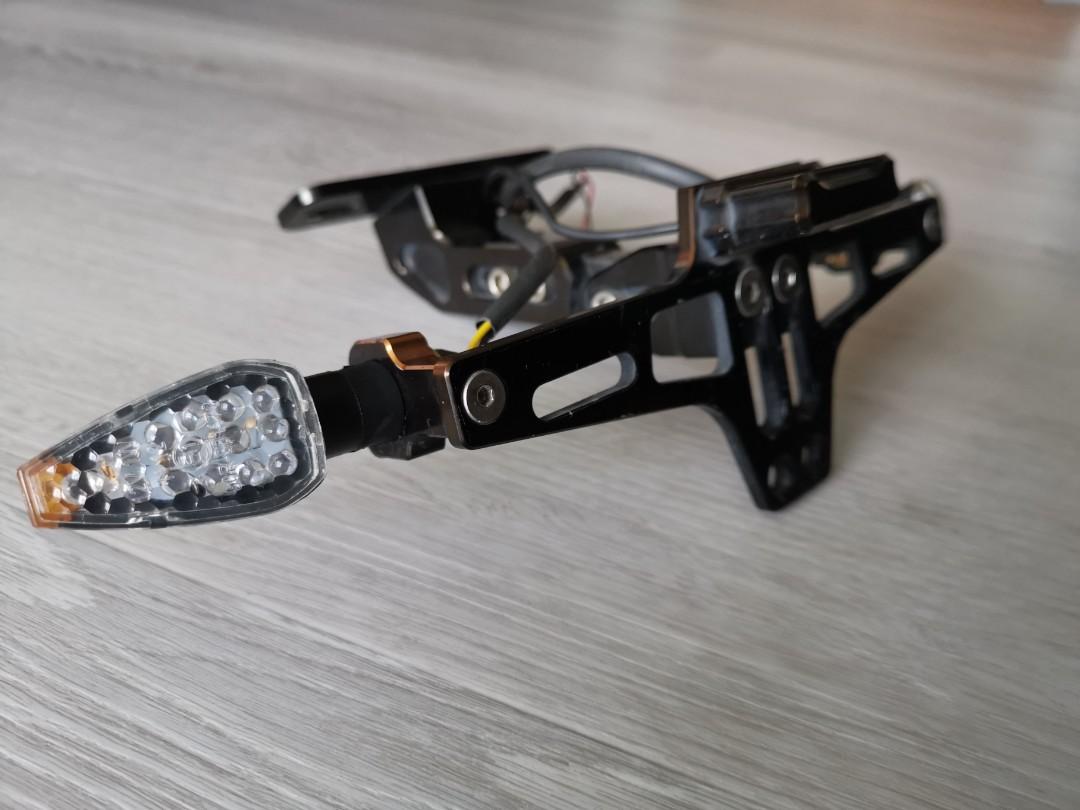 Universal tail tidy with LED signal lights, Motorcycles, Motorcycle ...