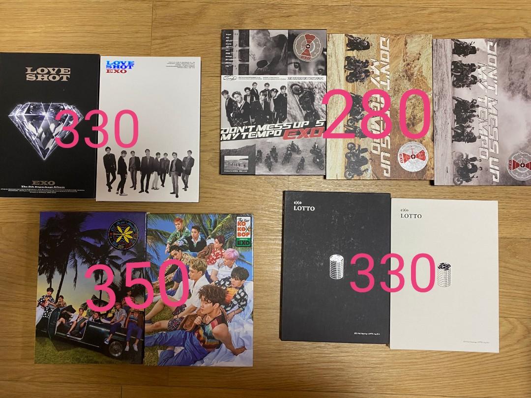UNSEALED EXO ALBUMS, Hobbies & Toys, Memorabilia & Collectibles, K-Wave on Carousell