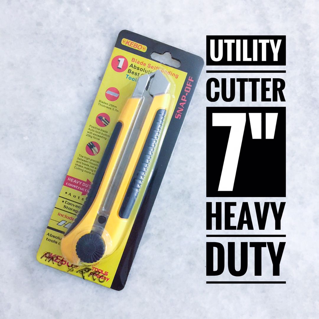 Utility Cutter 7" Heavy Duty, Furniture & Home Living, Home Improvement ...