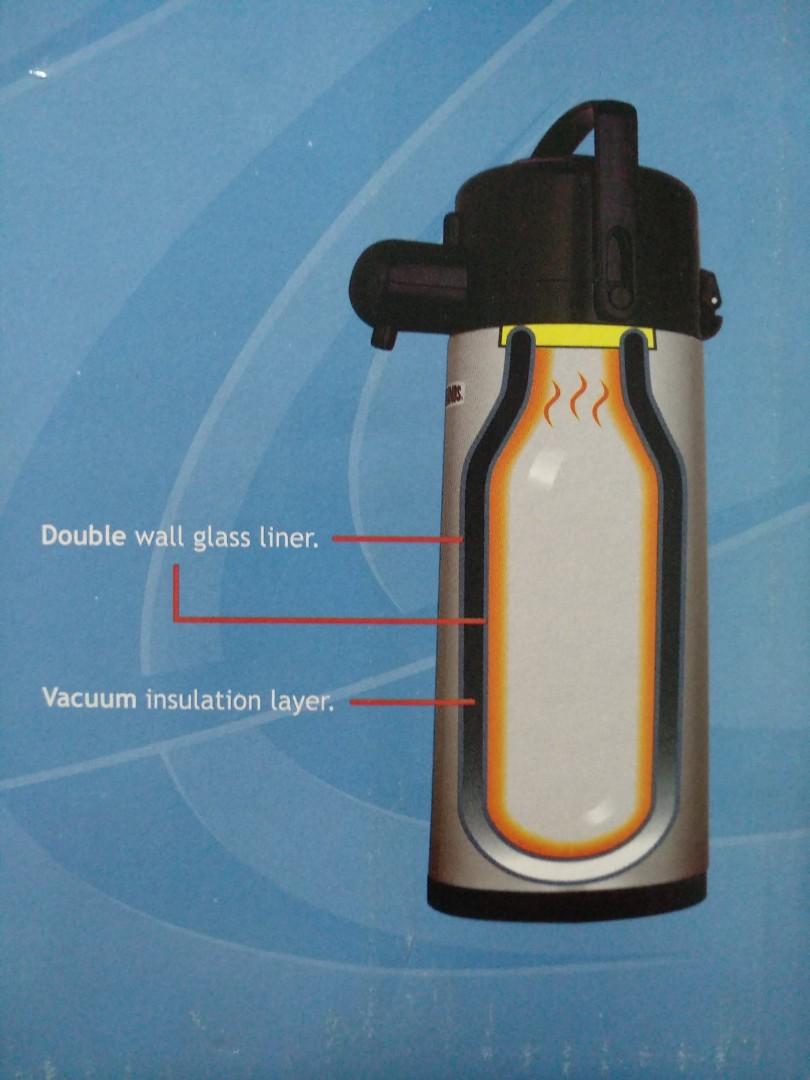 Vacuum Insulated Pump Pot, Everything Else on Carousell