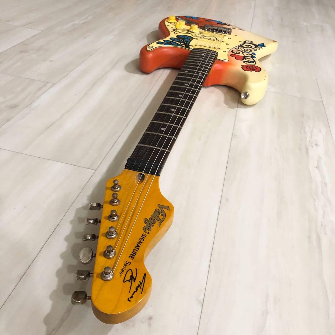Vintage Icon Series V6 Thomas Blug 'Summer Of Love' Guitar, Electric ...