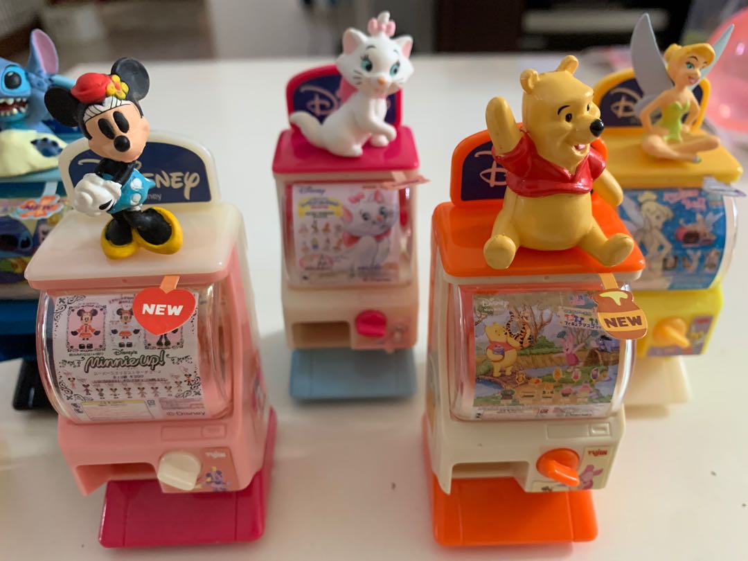 Vintage Miniature Gashapon Capsule Yujin Disney Capsule Machine (1 full ...