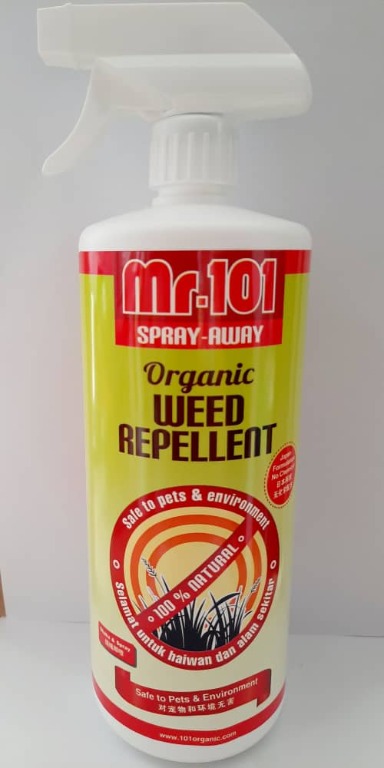 WEED REPELLENT 1000ML (GRASS CONTROL / ORGANIC) MR.101 MENGURAIKAN AKAR ...