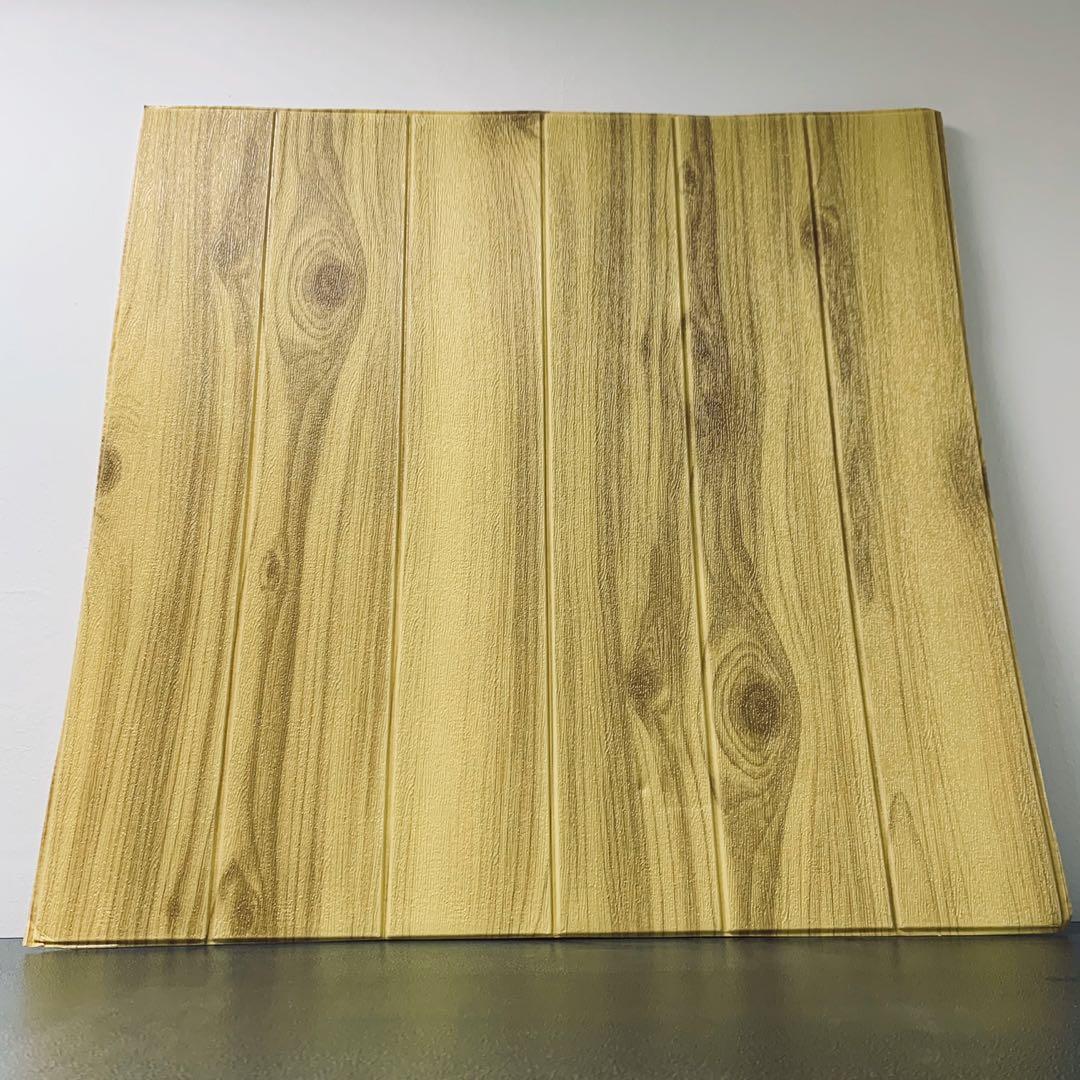 3d Wallpaper thick foam planks wood wooden, not bricks brick, Furniture ...