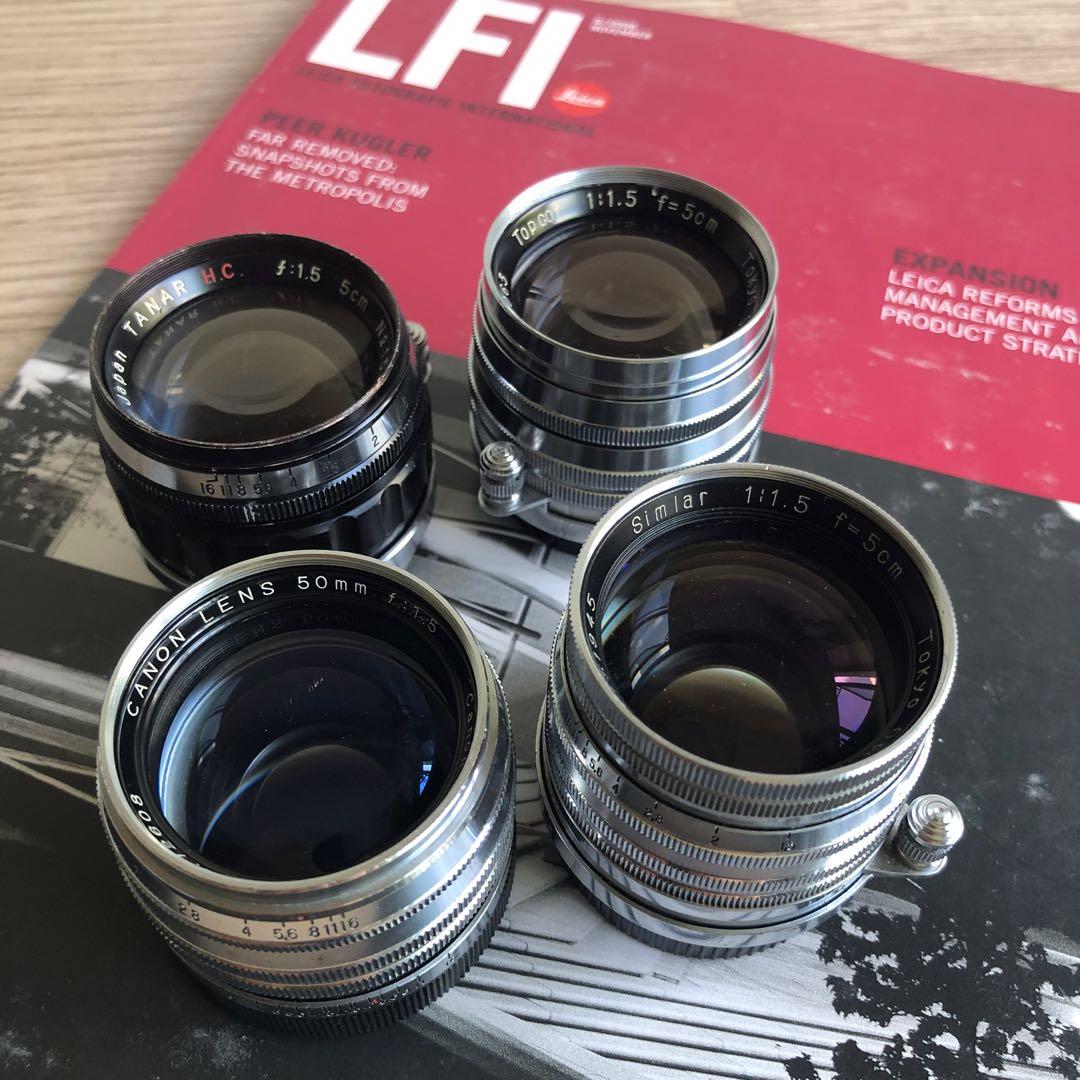 [ SOLD ] Topcor 50mm f1.5 ltm leica thread lens, Photography, Lens ...
