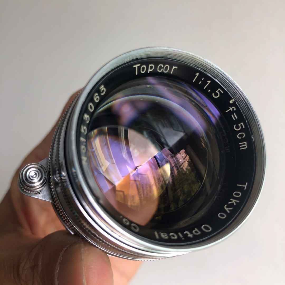 [ SOLD ] Topcor 50mm f1.5 ltm leica thread lens, Photography, Lens ...