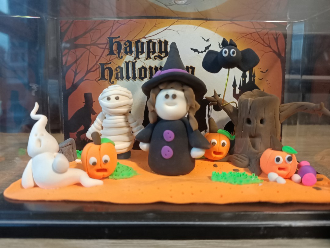 Air-dry clay model - Halloween, Hobbies & Toys, Stationery & Craft ...
