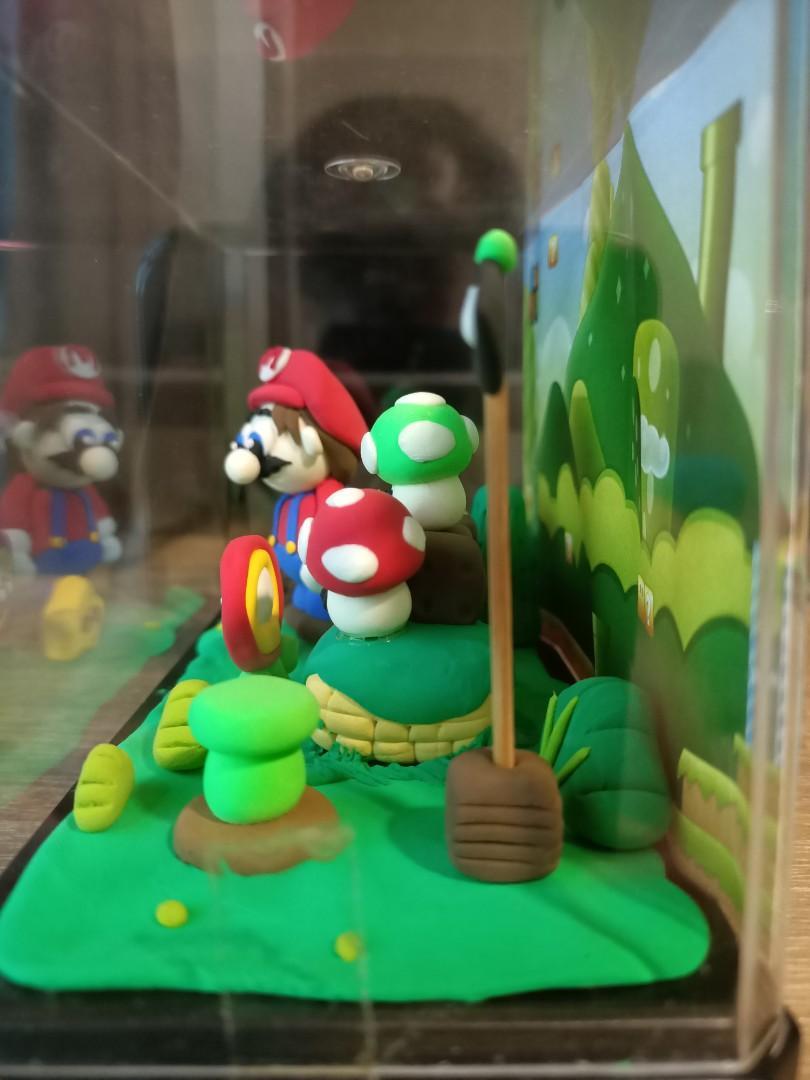 Air-dry clay model - Super Mario, Hobbies & Toys, Toys & Games on Carousell
