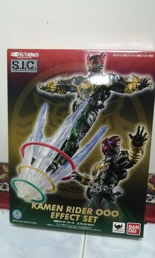 Bandai sic kamen rider OOO effect set, Hobbies & Toys, Toys & Games on Carousell