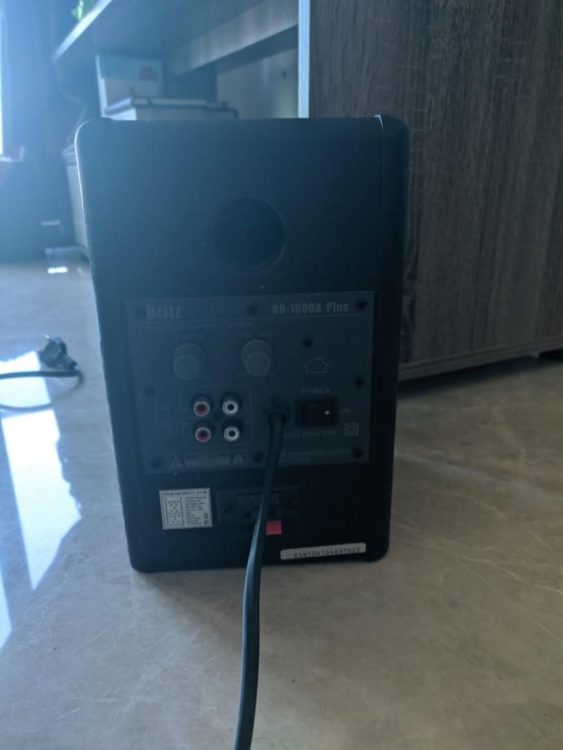 Britz BR-1000A(Plus) 2 Channel Twin Woofer Hi-Fi Bookshelf Speaker System (Studio monitor ...