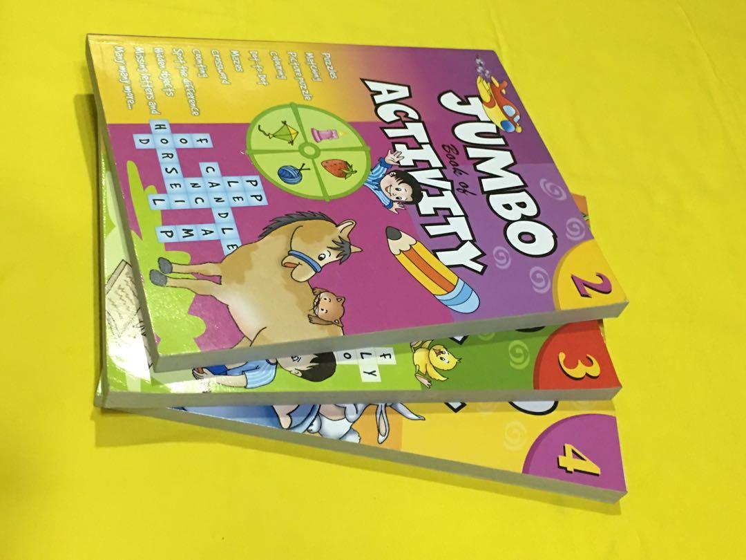 Bundle 3 - Jumbo Activity Exercise Books for Children - NEW, Hobbies ...