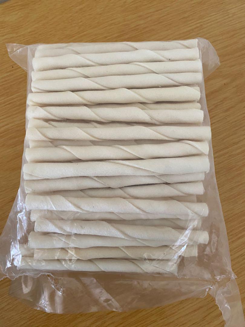 Burp twisted stick milk 5in(100pcs), Pet Supplies, For Dogs, Dog Food ...