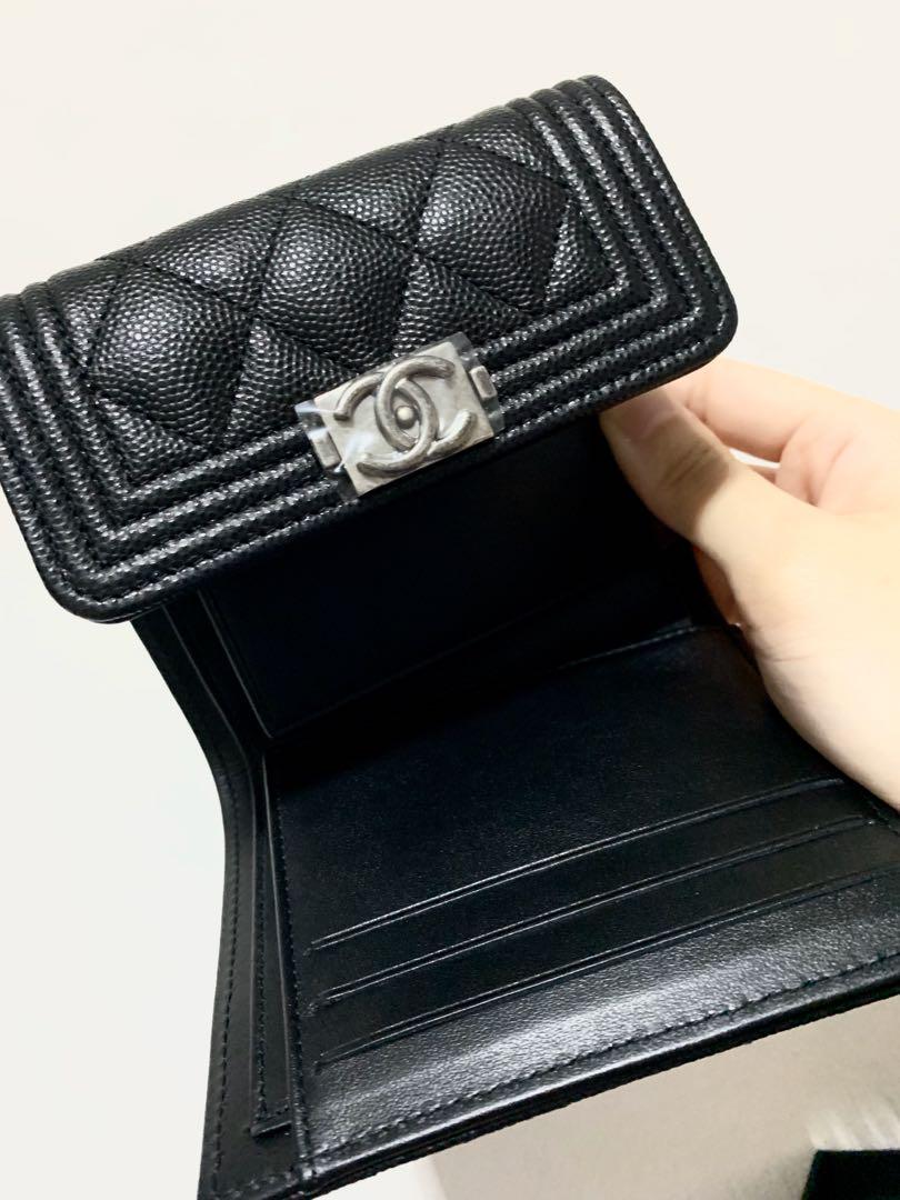 Chanel Boy Small Wallet, Women's Fashion, Bags & Wallets, Wallets ...