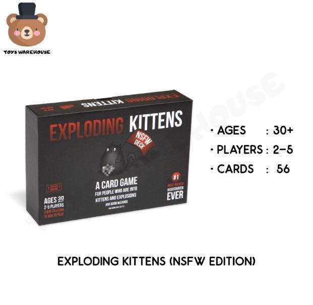 Exploding Kittens Card Party Games + Expansions!, Hobbies & Toys, Toys ...