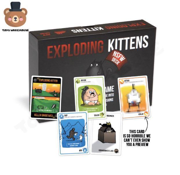 Exploding Kittens Card Party Games + Expansions!, Hobbies & Toys, Toys ...