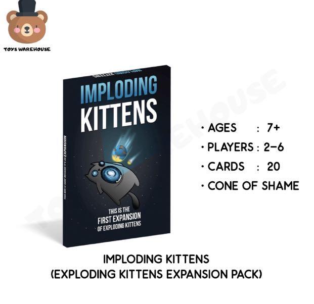 Exploding Kittens Card Party Games + Expansions!, Hobbies & Toys, Toys ...