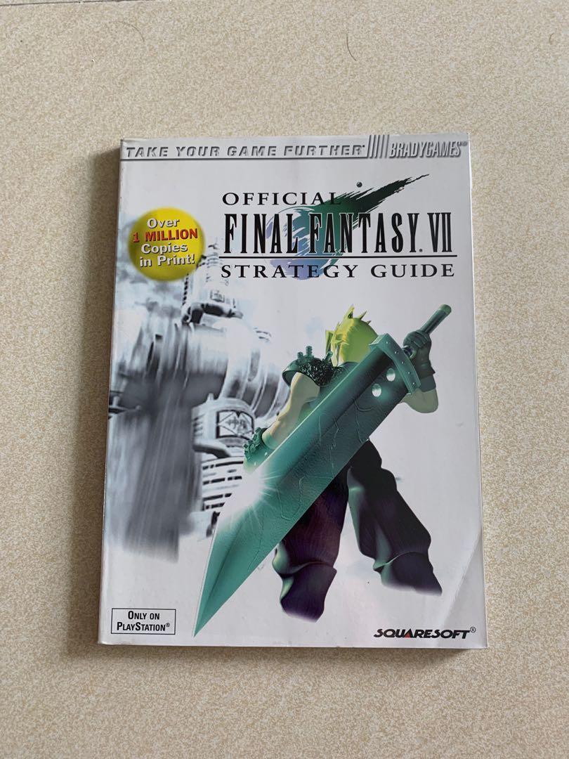 Final Fantasy VII Official Strategy Guide, Video Gaming, Video Game ...