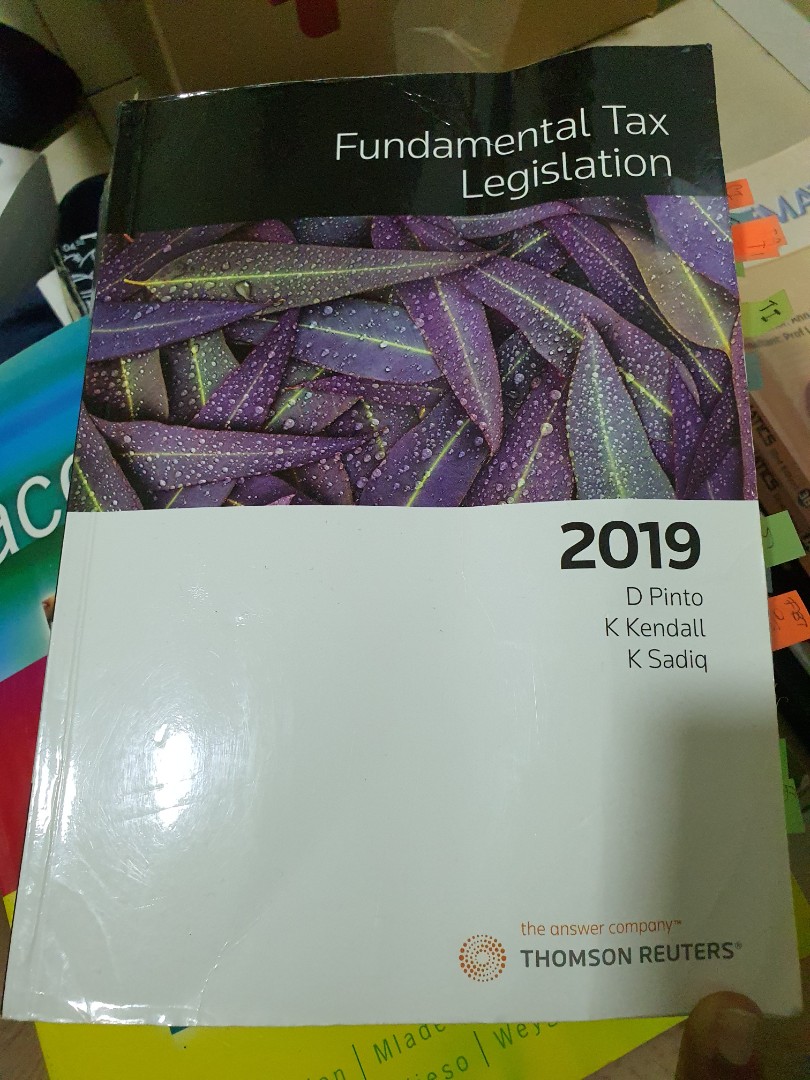 Fundamental Tax Legislation 2019 Thomson Reuters, Hobbies & Toys, Books & Magazines, Assessment ...