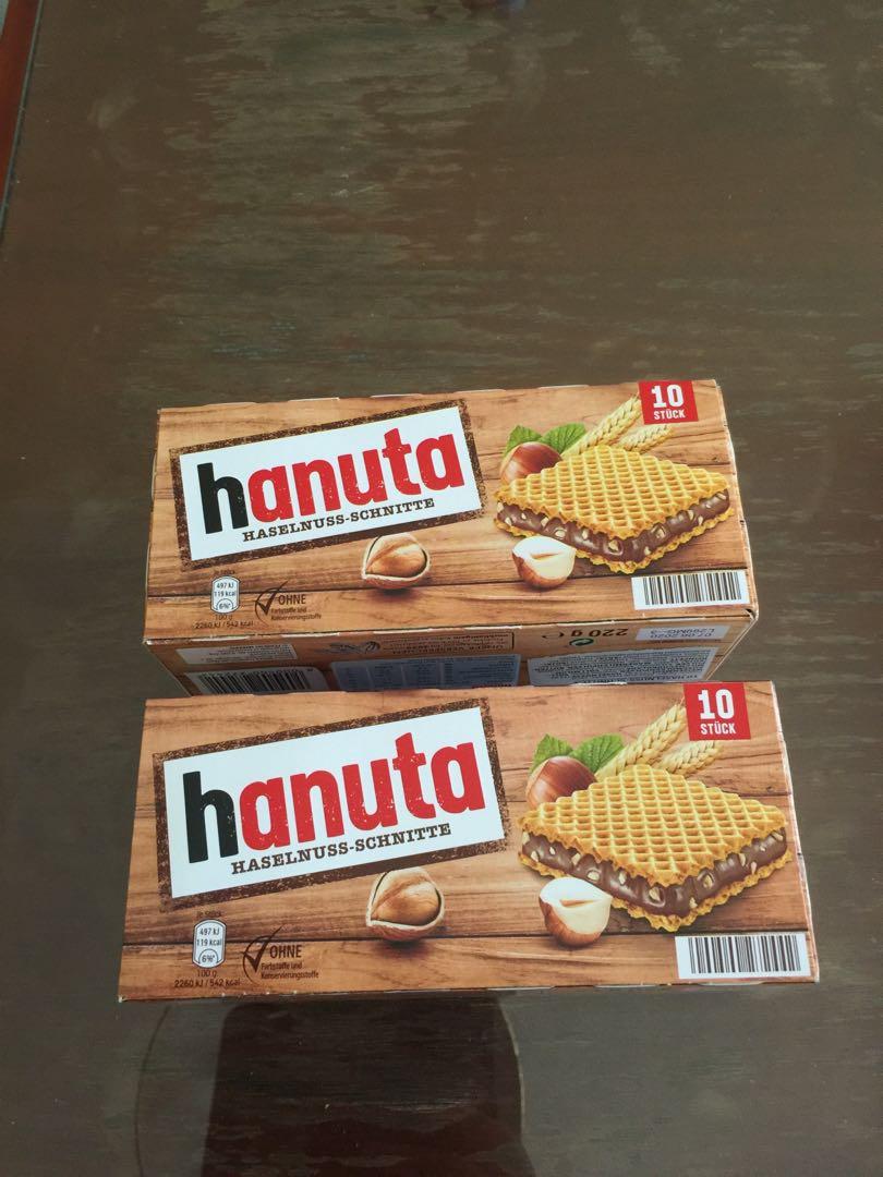 Hanuta Chocolate Wafer, Food & Drinks, Packaged & Instant Food on Carousell