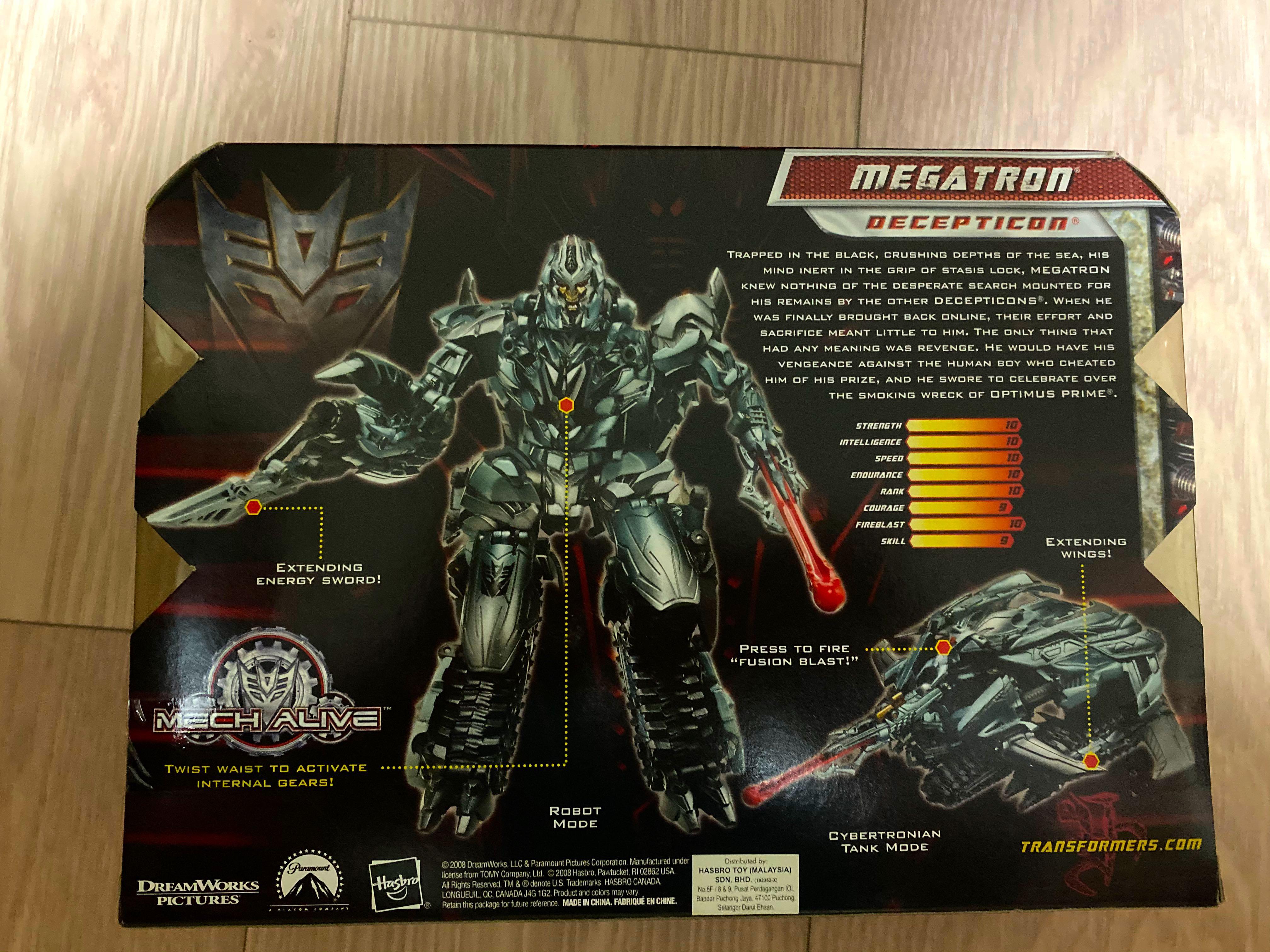 Transformers Movie Revenge of the Fallen ROTF Voyager Class Megatron ...