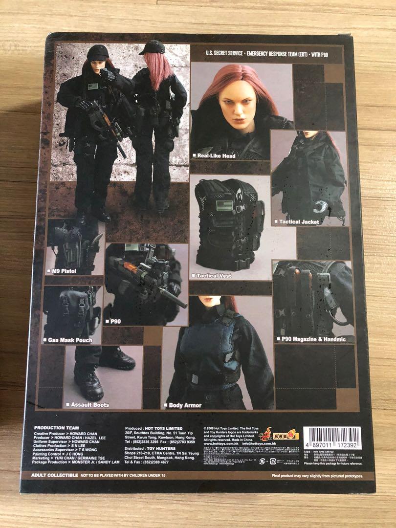 HOT TOYS U.S. SECRET SERVICE EMERGENCY RESPONSE TEAM [ERT] W/P90 ...