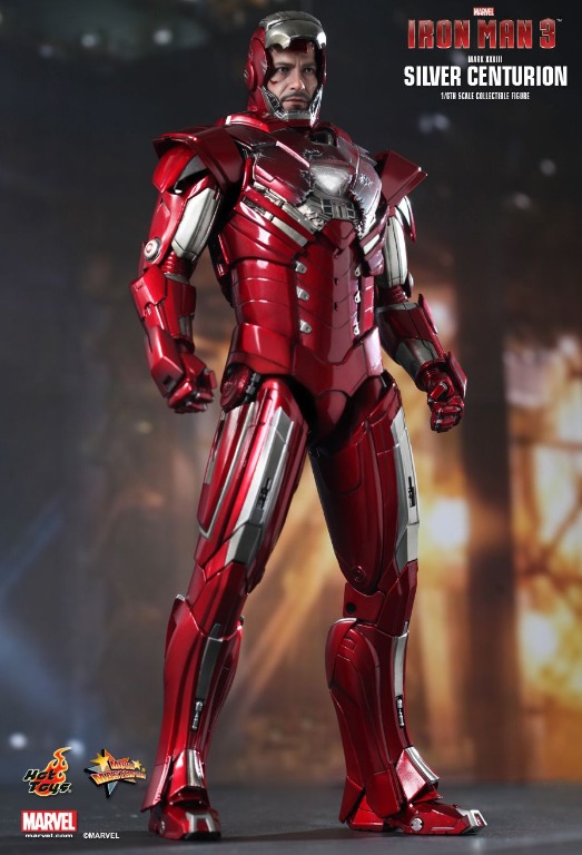 Hot Toys : IRON MAN 3 - Mark 33 SILVER CENTURION 1/6th scale ...