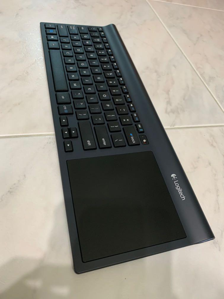 Logitech Keyboard Tk820 Wireless Unifying W Touchpad Computers And Tech Parts And Accessories