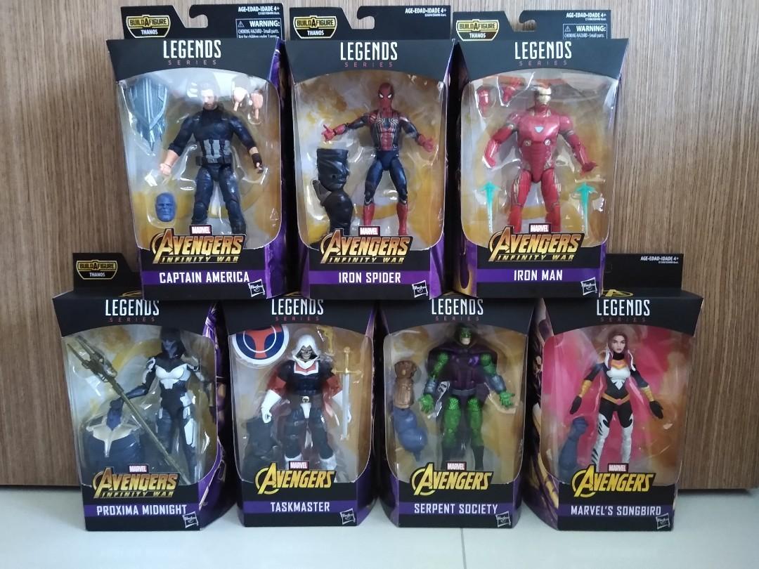 Marvel Legends Infinity War BAF Thanos full set, Hobbies & Toys, Toys ...