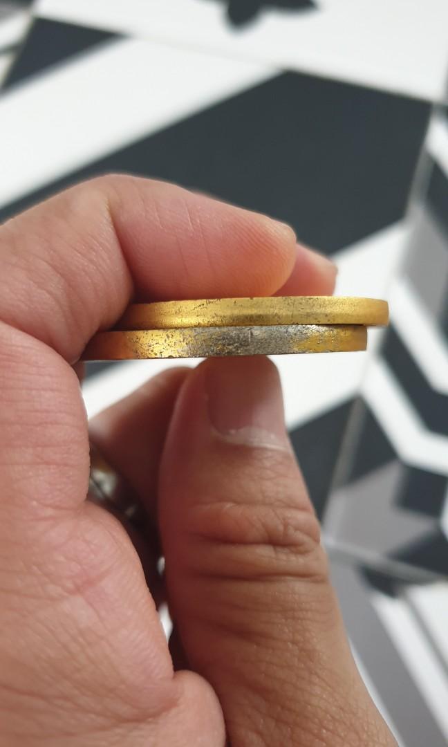 Merlion (sentosa) GOLD coin, Women's Fashion, Jewelry & Organisers ...