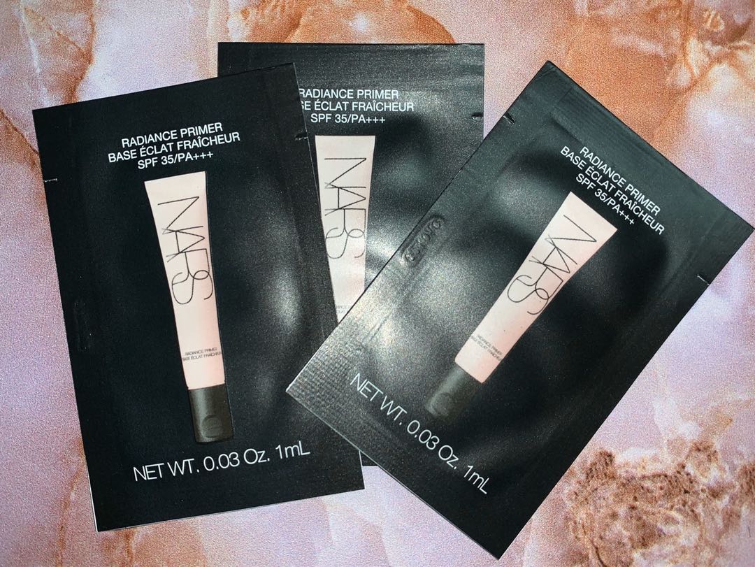 NARS Radiance Primer Sample (1 mL each sachet), Beauty & Personal Care ...