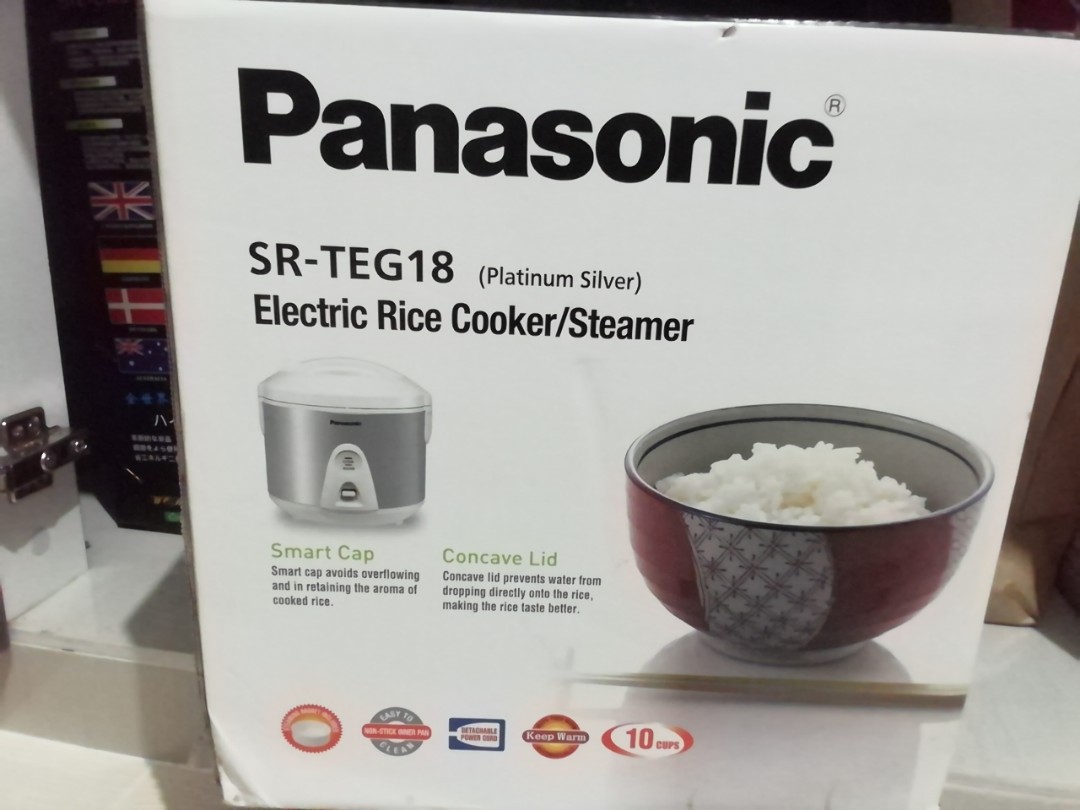 #1010New Panasonic Electric Rice Cooker Set, TV & Home Appliances ...