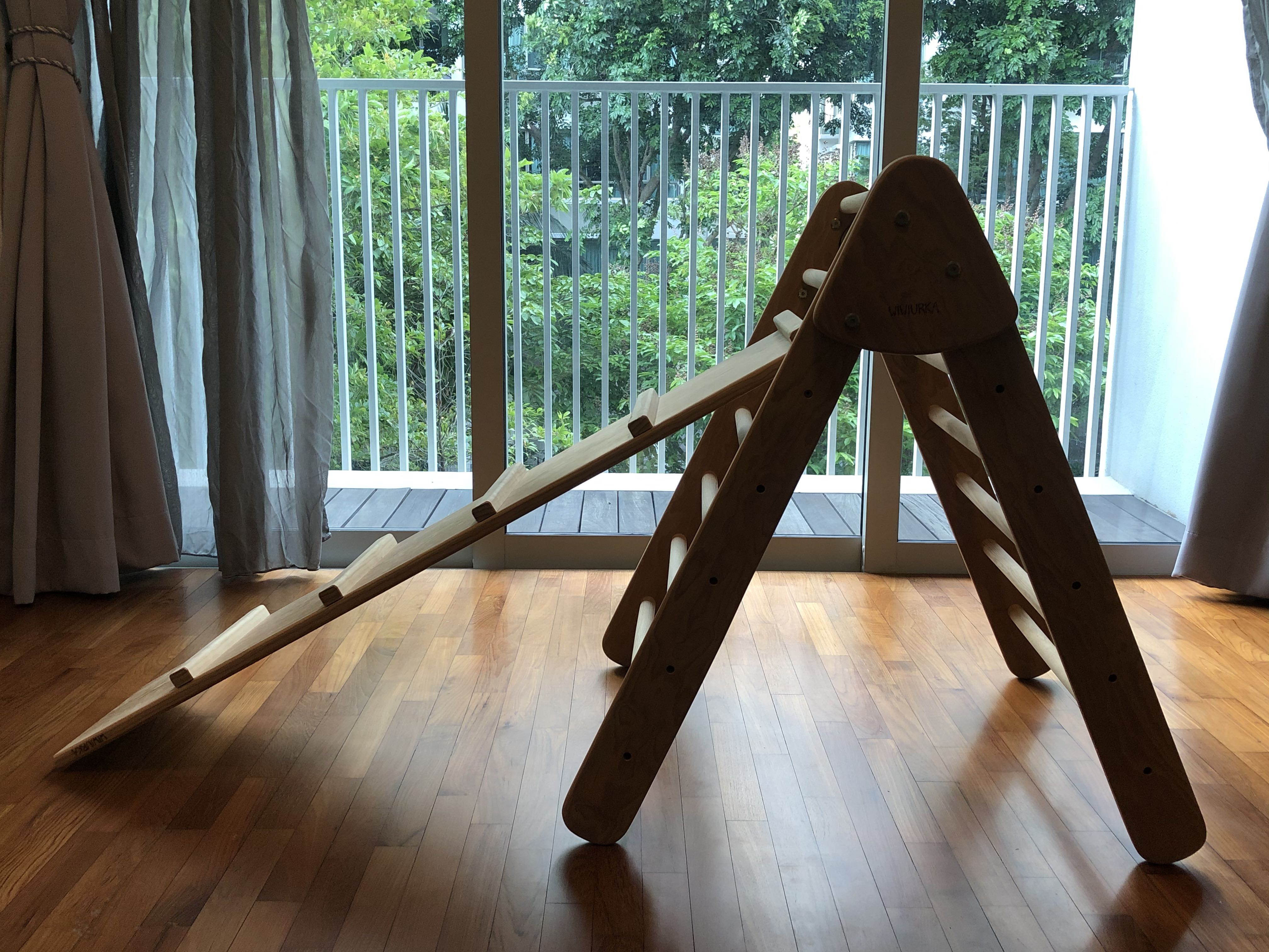 Pikler Triangle and Reversible Ramp (Wiwiurka), Babies & Kids, Infant ...