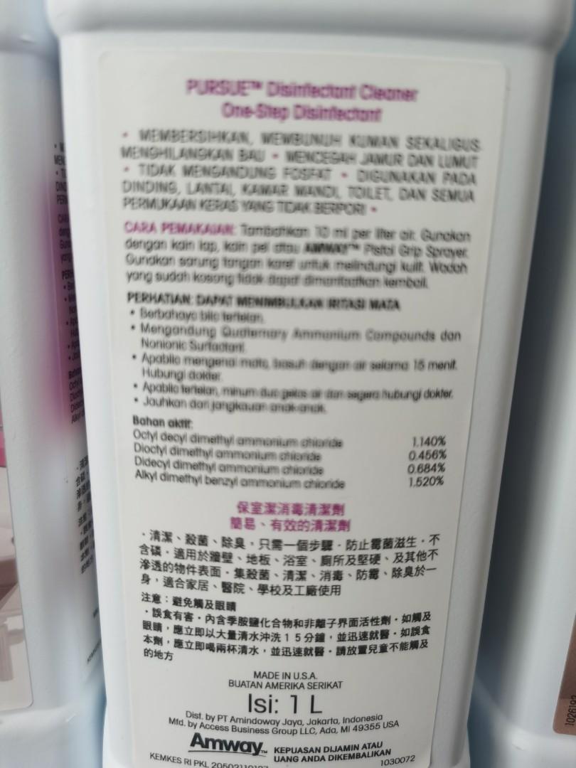 Pursue Disinfectant Cleaner, TV & Home Appliances, Vacuum Cleaner ...