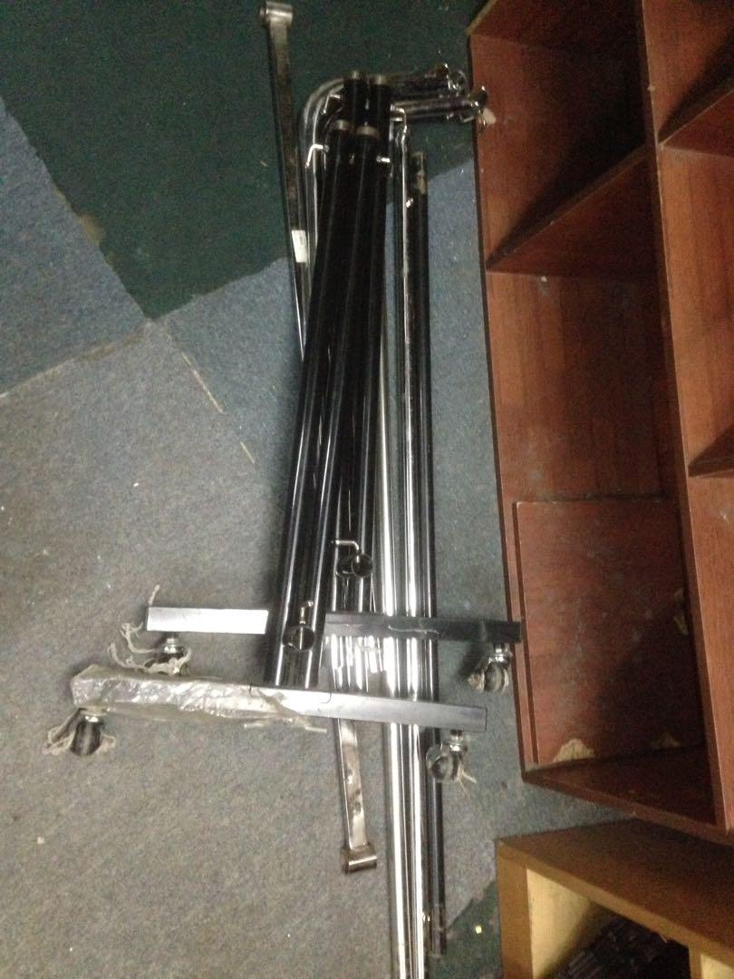 Rack besi double hang, Furniture & Home Living, Furniture, Shelves ...