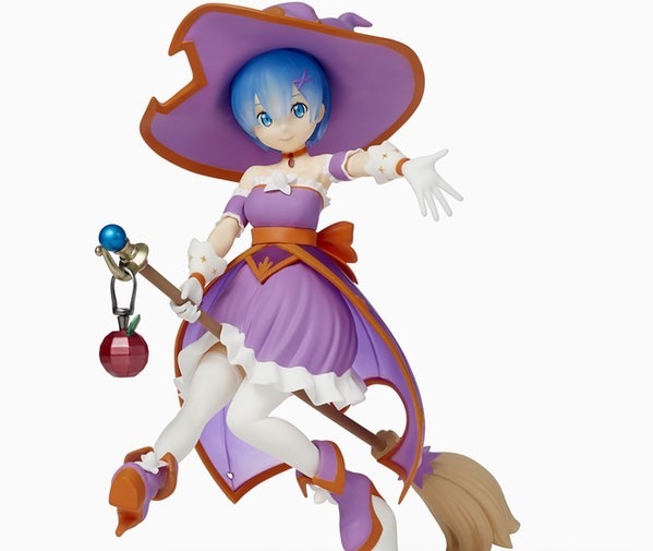 Re:Zero - Starting Life in Another World : Magician Rem on Broom ...