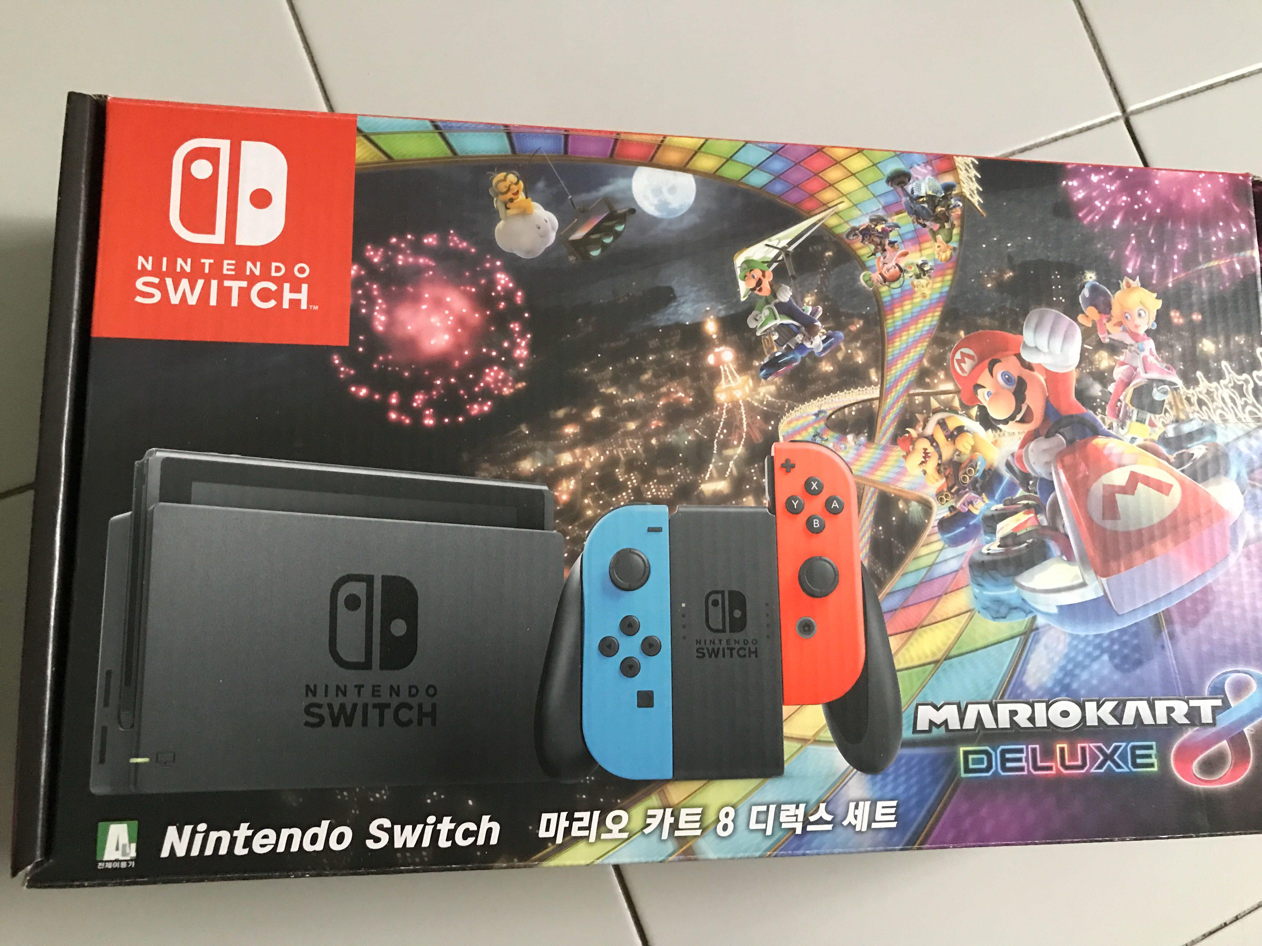 S> Nintendo switch gen 2 (Korean set), Video Gaming, Video Games ...