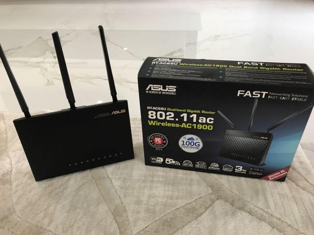 Selling Asus AC1900 RT-AC68U Router, Computers & Tech, Parts ...