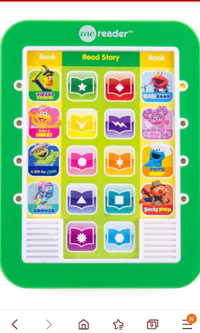 Sesame Street electronic me reader, Babies & Kids, Toys & Walkers on ...