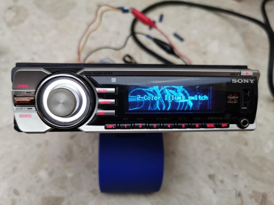 Sony head unit car audio Xplod unit CDX-GT860U, Car Accessories ...