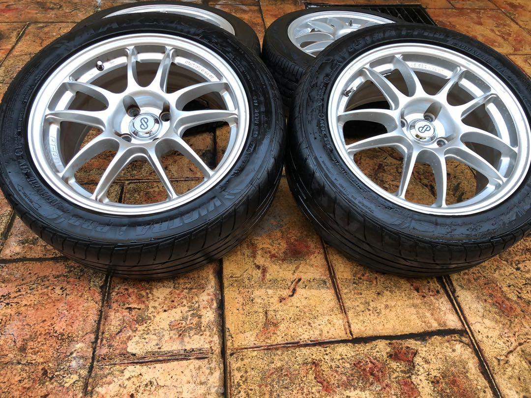 Sport Rim Enkei PF01 16X7JJ PCD100, Auto Accessories on Carousell