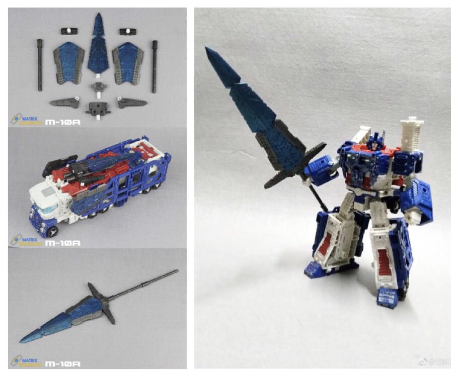 Transformers Matrix Workshop - M-10A M10A Upgrade kit / Sword Weapon ...