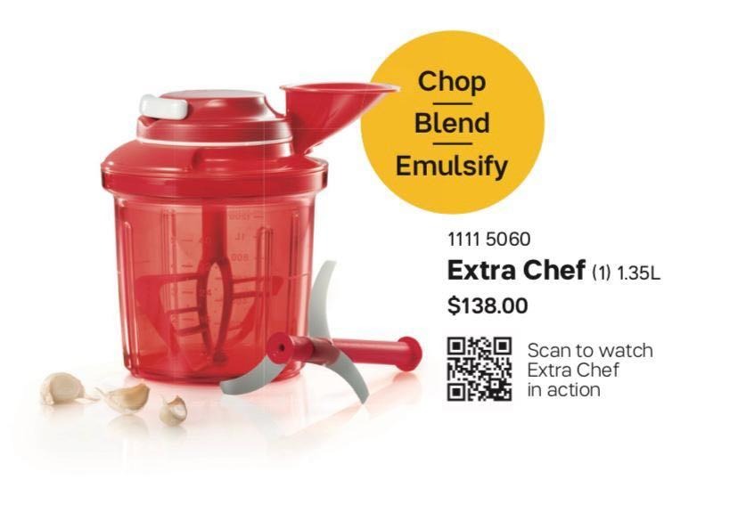 Tupperware Extra Chef, Furniture & Home Living, Kitchenware & Tableware ...