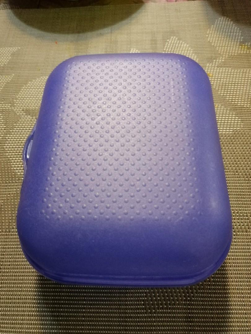 Tupperware medicine pills case, Health & Nutrition, Health Supplements ...