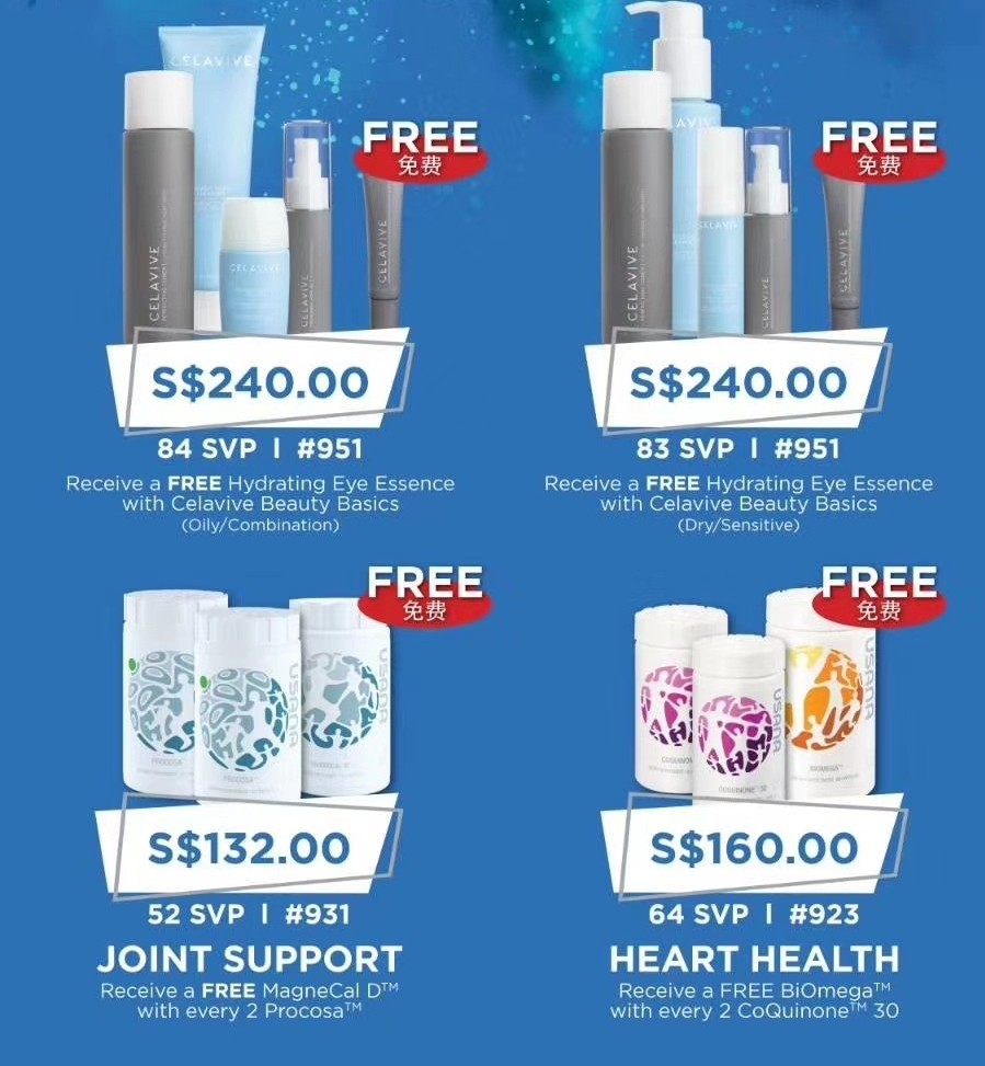 USANA#Promotion Package, Health & Nutrition, Health Supplements, Health ...