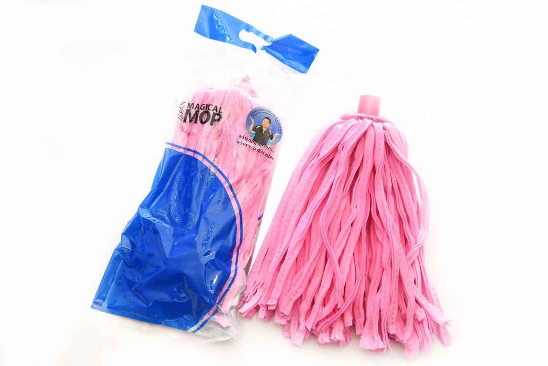 V-Care Magical Pink Mop Head, Furniture & Home Living, Cleaning ...