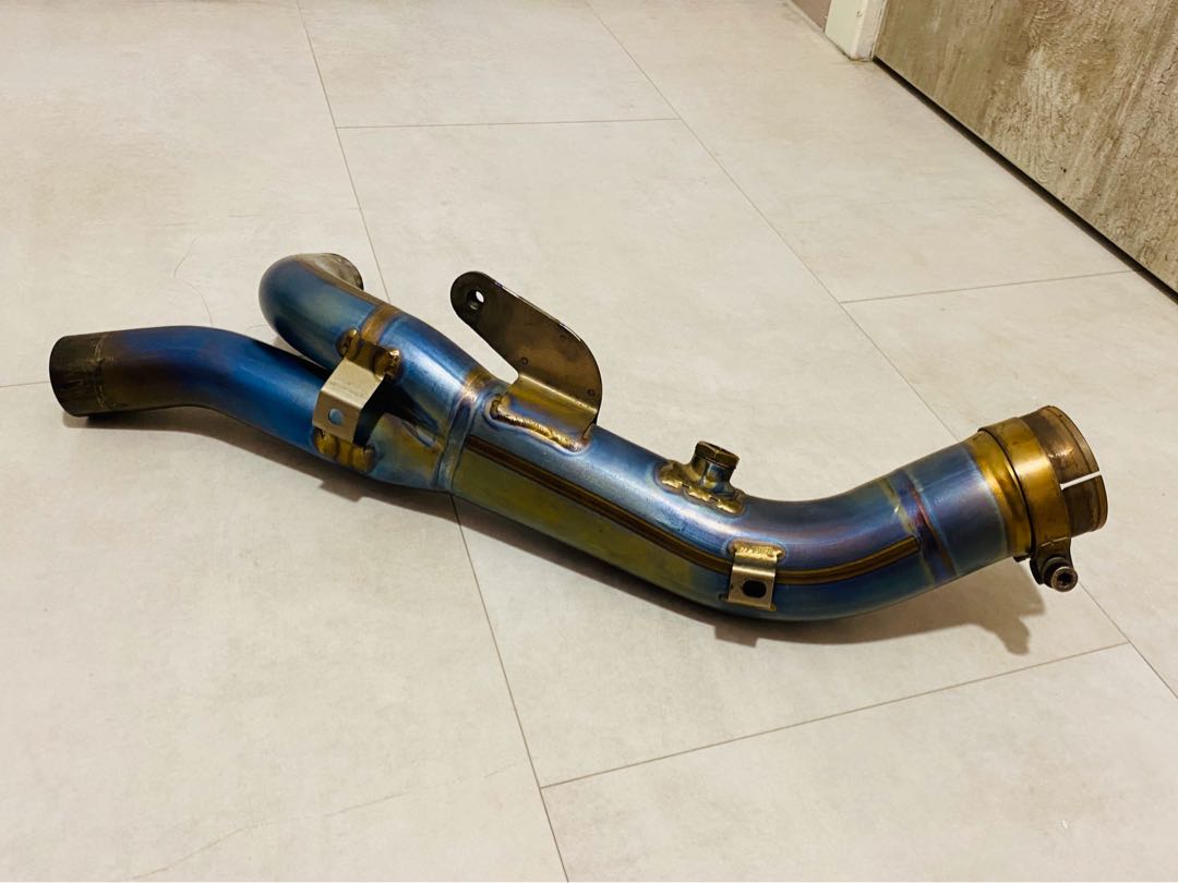 Yamaha R1 Titanium Mid Y Pipe 09-14 exhaust, Motorcycles, Motorcycle ...