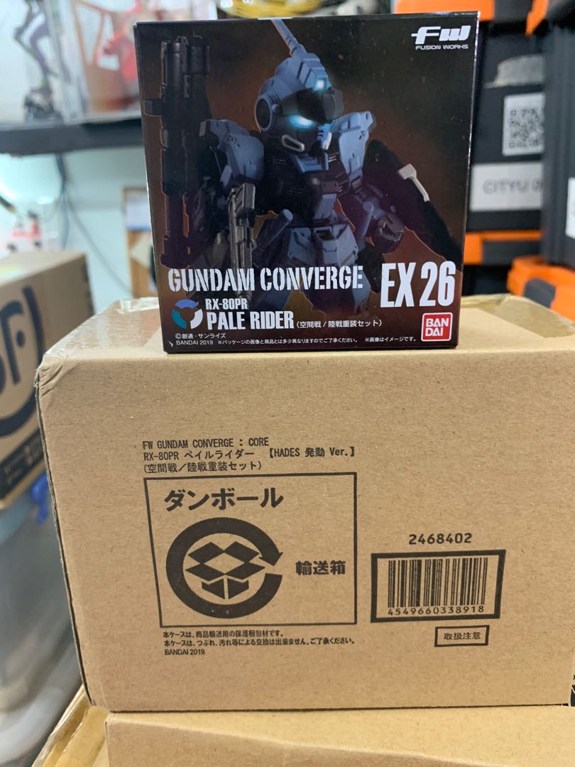 魂限 gundam converge ： core rx-80pr hades 發動 及 ex26 pale rider 共兩盒, 興趣及遊戲, 玩具 & 遊戲類 - Carousell